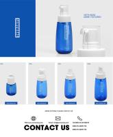 China 30ml 60ml 80ml 100ml Empty Plastic PETG Cosmetic Packaging Sets PETG Shower Gel Bottle for sale
