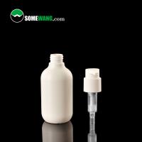 China 300ml Plastic Round PE Cosmetic Bottle Customized Hand Wash Lotion Pumps Shampoo Bottle for sale