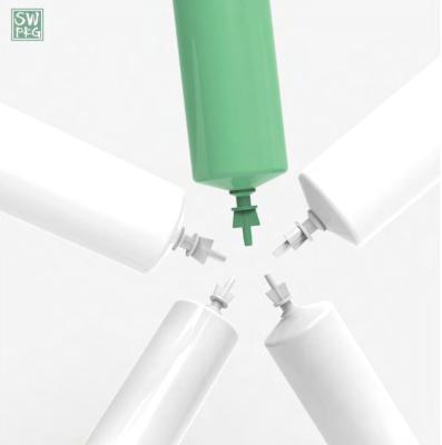 China 10ml 60ml Plastic Twist Off Cosmetic Tube Disposable Use Eye Cream Plastic Squeeze Packaging for sale