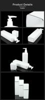 China 300ml 400ml 500ml PE Bottle With Outer Cover Shampoo Bottle for sale