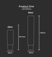 China 60ml ABL Plastic Tube D28mm With Sharp Nozzle For Personal Care Products Toothpaste for sale