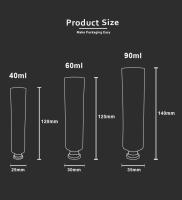 China 40ml 60ml 90ml ABL Plastic Tube With Screw Cap For Toothpaste Sunscreen Cream for sale