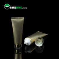 China 100ml ABL Plastic Golden Tube For Facial Cleanser Hair Conditioner for sale