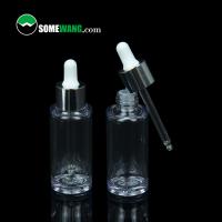 China Empty PETG Dropper Bottle 10ml 30ml 40ml Essential Oil Bottle With Squeeze Tube Dropper for sale