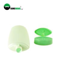 China Shampoo Use PE Plastic Bottle 200ml Customized Flat Squeeze Bottle With Flip Top Lid for sale