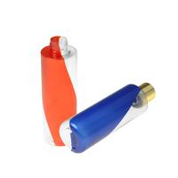 China Dual Color  Empty Custom PETG Cosmetic Bottle Plastic Lotion Bottle 200ml for sale