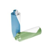 China Dual Color  Empty Custom PETG Cosmetic Bottle Plastic Lotion Bottle 200ml for sale