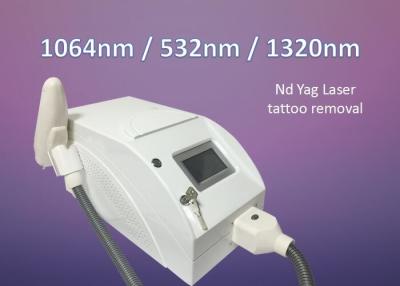 China 1064nm / 532nm / 1320nm Nd Yag Laser Tattoo Removal Machine Black Doll Head Device for sale