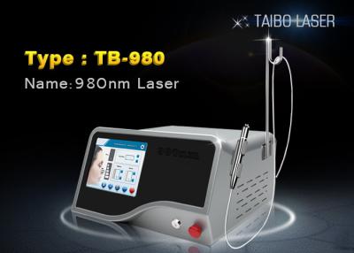 China 980nm Diode Laser Vascular Removal / 15W Laser Spider Vein Removal Machine for sale