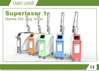 China ODM / OEM Q Switch Nd Yag Laser Toning Tattoo Removal Soft Peeling ( 1064nm ) Pigment ( 532nm ) for sale