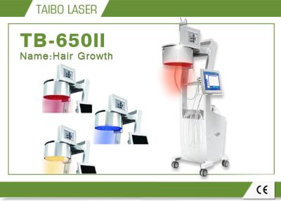 China 3 Light Yellow Blue Red Diode Laser Hair Loss Treatment For Hair Regrowth for sale