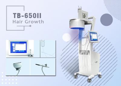 China No Pain Diode Laser Hair Growth Machine For Hair Loss Treatment Three Wavelengths for sale