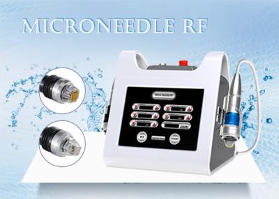 China White 2 MHZ Portable Fractional RF Microneedle Machine For Face Lifting for sale