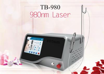 China 10W / 15W / 30W 980nm Diode Laser Vascular Removal Cherry Angiomas Removal Machine for sale