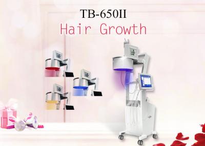 China Diode Laser Hair Growth Machine Yellow Red Blue Three Wavelength Touch Screen Machine for sale