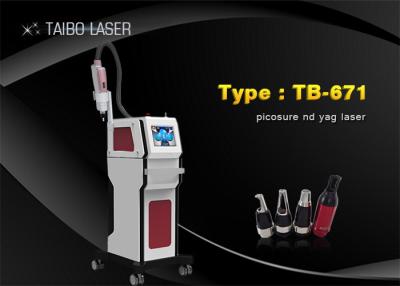 China 755nm Nd Yag Laser Tattoo Removal Machine For Skin Whiten / Pigmentation Removal for sale