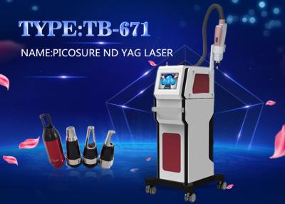 China High Peak Power Picosecond Laser Tattoo Removal Machine With 755nm 532nm 1064nm for sale