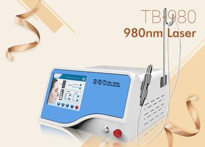 China Medical 980nm Diode Laser Vascular Spider Vein Therapy Laser Removal Machine 30W for sale