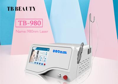 China 10W - 30W 980 nm Diode Laser Vascular Therapy Machine / Spider Vein Removal Machine Face Body for sale