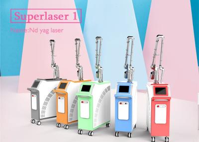China 1064nm / 532nm / 1320nm Salon Use Q Switch Nd Yag Tattoo Removal Machine / Equipment for sale