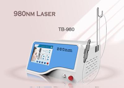 China Effective Spider Vein Removal Touch Screen 980nm Diode Laser Equipment 1-5Hz 10W Portable for sale