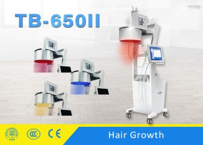 China LED Light Color Touch Sreen Three Wavelength Diode Laser Hair Loss Treatment Machine for sale