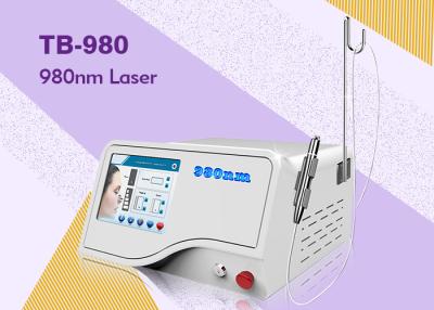 China Semiconductor 980nm Diode Laser Vascular Spider Vein Removal Machine Painless for sale