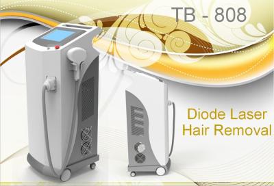 China Pain Free Depilation 808nm Diode Laser Hair Removal Equipment Portable 1800W for sale