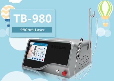 China 10W - 30W 980nm Diode Laser Machine for Red Blood Vascular Removal Touch Screen for sale
