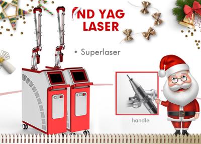 China Freckle Removal Q Switch Nd Yag Laser System With 10.4 Inch Screen for sale