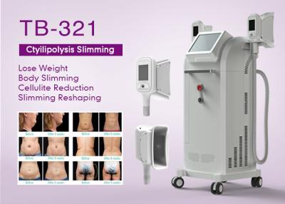 China Body and Face Double Chin Cryolipolysis Slimming Machine 4 Handles 1800W for sale