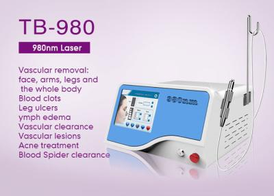 China Portable Medical 980 nm Diode Laser Machine for Spider Vein Vascular Removal for sale