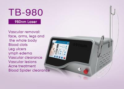 China 10 - 30W 980 nm Diode Laser Vascular Vein Treatment , Blood Vessel Removal Machine for sale