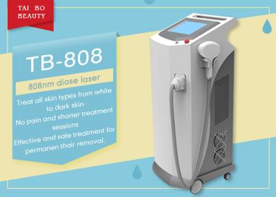 China Permanent 808nm Diode Laser Hair Removal Machine With 10 Germany Bars 1800w for sale