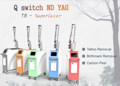 China 1064 / 1320 / 532 Q Switch Nd Yag Laser Machine For Tattoo Removal / Pigment Removal for sale