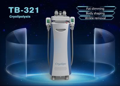 China 1800W Vertical 5 Handles Cryolipolysis Fat Freeze Slimming Machine 10.4 Inch Touch Screen for sale