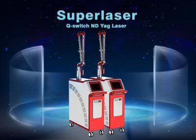 China 1064 nm / 532nm Q Switch Nd Yag Laser Tattoo Removal Machine Beauty Device for sale