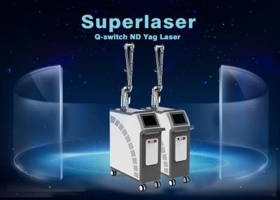 China 1064nm / 532nm / 1320nm Q Switch Nd Yag Laser / Tattoo Pigmentation Removal Machine for sale