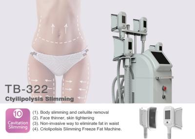 China 4 Handpieces Cold Lipolysis Weight Loss Sculpting Cryolipolysis Slimming Machine 1800w for sale