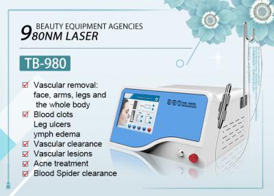 China Clinic 980 nm Diode Laser For Body Vascular Lesion / Spider Vein Removal for sale