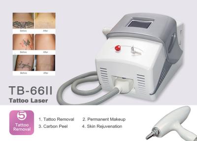 China Tattoo / Pigment Removal / Carbon Peeling Nd Yag Laser Machine 1320nm 1064nm 523nm for sale