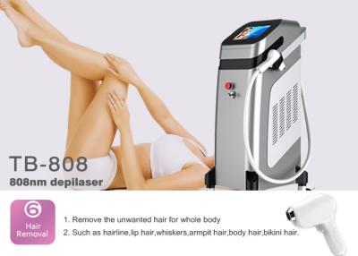 China 10000000 Shots Handle Life 808nm Diode Laser Hair Removal Machine For Face / Full Body for sale