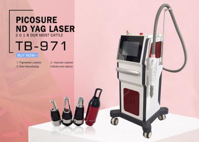 China 1 - 10HZ Nd Yag Laser Tattoo Removal Machine , Laser Picosure Freckle Dark Spot Removal Equipment for sale