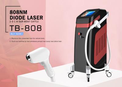 China CE Approved 808nm Diode Laser Hair Removal Machine Germany Bars Depilation 12*12mm for sale