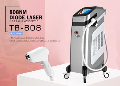 China Vertical 808nm Diode Laser Hair Removal Machine for Whole Body 3 Wavelengths 1800W for sale