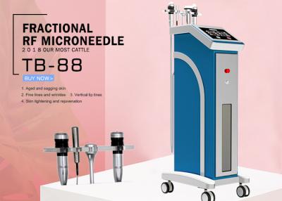 China Vertical Fractional RF Microneedle Machine , Radio Frequency Face Lifting Tightening Wrinkle Reduction Machine for sale