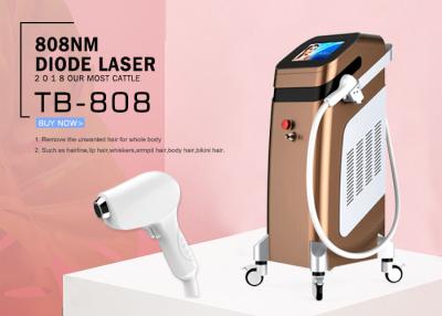China 10000000 Shots 808nm Diode Laser Hair Removal Machine With Three Cooling System for sale