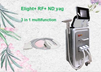 China Muntifunction E-light IPL RF Nd Yag Laser Machine for Tattoo Removal Hair Removal Skin Rejuvenation for sale