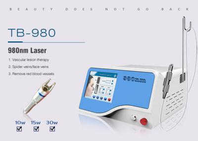 China CE Approved Diode Laser 980 nm Beauty  Portable Spider Vein Removal Machine 30W for sale