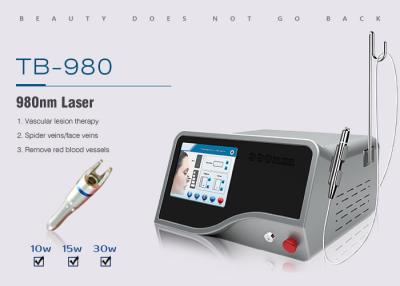China 30W Portable 980nm Diode Laser Machine for Spider Vein Removal Vacsular Removal for sale